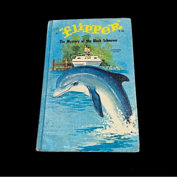 Other | 1966 Vintage Book Flipper The Mystery Of The Black Schooner By ...